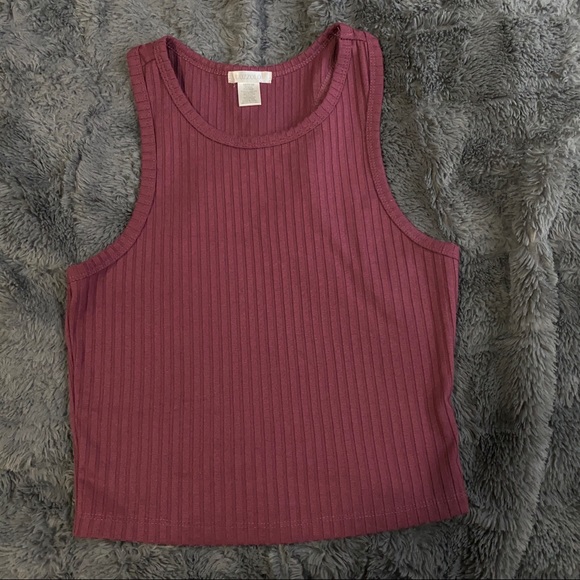 Bozzolo | Tops | Halter Neck Ribbed Croptop | Poshmark